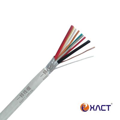 Cina Cavo di allarme composito non blindato CCA stratificato 6x0.22mm2 2x0.5mm2 da cavi esatti in vendita