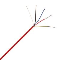 China Exact Cables 4x0.22mm2 Shielded Stranded TCCAM Conductor Control Cable for Door Entry for sale