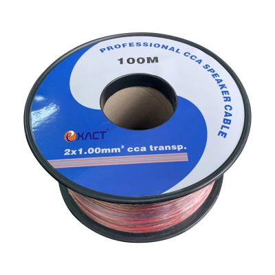 Cina 2x2.0 Rosso Nero BC Spettatore Cavo Nudo Cavo di rame Per Comunicazione Audio in vendita