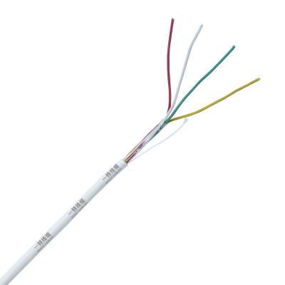 Cina 4x0.22mm2 4x24AWG Cca s1 d1 a1 Cavo di allarme solido Cavo di sicurezza con filo di rame nudo in vendita