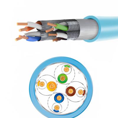 Cina Velocità EsattaCablo LAN blindato OEM 23 AWG Bc Copper Skin-Foam-Skin Polietilene Categoria 8 in vendita