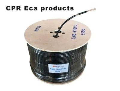 Cina Cavi esatti Comunicazione RG59 Cable coaxial CCTV con scudo 2 Bc o Al Wire Braid in vendita