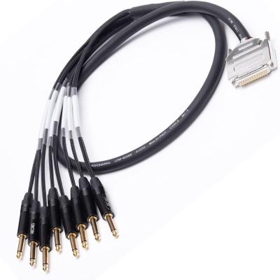 Cina Classe di protezione IP58 Cavi ottici attivi per trasmissione audio 8ch 6.35 maschio in vendita
