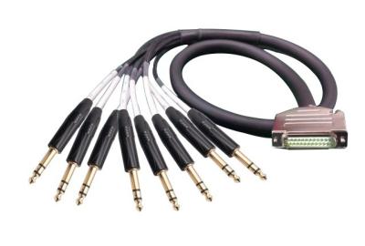 Cina Classe di protezione IP58 Cavi ottici attivi per trasmissione audio 8ch 6.35 maschio in vendita