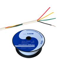 China Solid Unshielded CPR Eca PVC Insulation Communication Cable 2x0.22 mm2 for sale