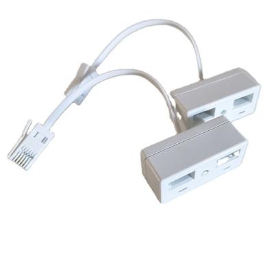 Cina Splitter ADSL per RJ11 RJ45 6P6C US VDSL POTS Modem Telefono funzionalità versatile in vendita
