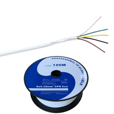 Cina Cable di comunicazione solido 18x24AWG CPR Eca LSF Isolamento e giacca per il sistema di allarme in vendita