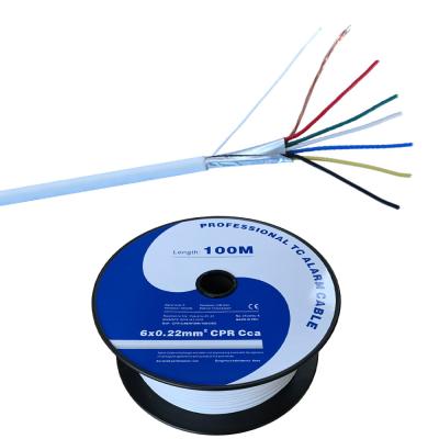Cina Cable di comunicazione solido 18x24AWG CPR Eca LSF Isolamento e giacca per il sistema di allarme in vendita