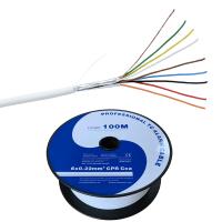 China CPR Eca LSF 18x24AWG Solid Communication Cable for Alarm System 2x0.22mm2 for sale