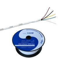China 2 Core 0.22mm2 Unshielded Stranded CPR Eca Alarm Cable PVC Insulation Jacket for sale