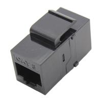 China Cat5e Unshielded Keystone Jack 110 IDC RJ45 Female 90 Degree for UTP Networking for sale