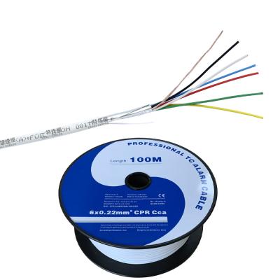 Cina 2x0,22 mm2 cavo di allarme LSOH con conduttore TCCA a fili per impianti di base 5000000000 in vendita