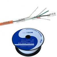 China 2x0.22mm2 Unshielded Stranded CCAM LSF Insulation CPR Alarm Cable for Security System for sale