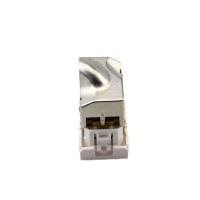 China Exact Cables Cat6A Keystone Jack Wall Coupler RJ45 FTP Shielded Network Module Female for sale