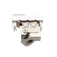 China Exact Cables Cat6A Keystone Jack Wall Coupler RJ45 FTP Shielded Network Module Female for sale