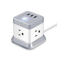 China Multi Layer Outlet Plug Adaptor Power Socket Tower 2500W Rated Power 110-220V Customizable for sale