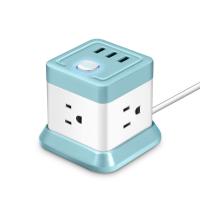 China Multi Layer Outlet Plug Adaptor Power Socket Tower 2500W Rated Power 110-220V Customizable for sale