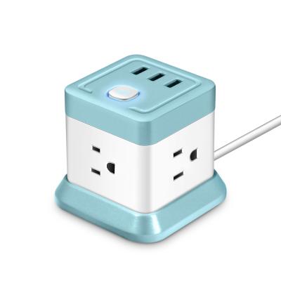 China Multi-Layer Outlet Plug Adaptador Power Socket Tower com potência nominal personalizada de 2500W à venda