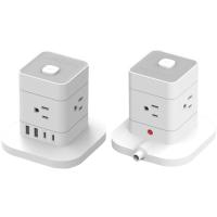 China Multi Layer Outlet Plug Adaptor Power Socket Tower 2500W Rated Power 110-220V Customizable for sale