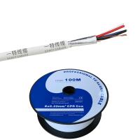 China 6x0.22mm2 Shielded Stranded Tinned Copper CPR Eca Alarm Control Cable for sale