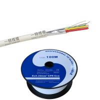 China 6x0.22mm2 Shielded Stranded Tinned Copper CPR Eca Alarm Control Cable for sale