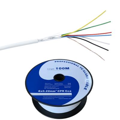 Cina 6x0,22mm2 TC scudo stratificato TC stagnato rame CPR Eca cavo di controllo per allarme edificio in vendita