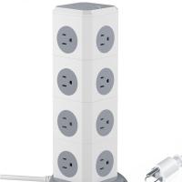 China Standard Grounding Custom Multi-Plug Power Strip Tower 110-220V with Universal Charging Socket for sale