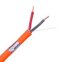 China 2 Core PVC Jacket Fire Alarm Cable 0.75mm2 Bare Copper Shielded Communication Wire for sale