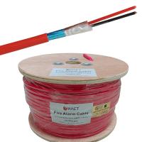 China 2 Core PVC Jacket Fire Alarm Cable 0.75mm2 Bare Copper Shielded Communication Wire for sale