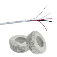 China Exactcables 4x24AWG Solid Bare Copper Security Alarm Cable PVC Jacket 0.22mm2 for sale
