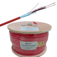 China 2 Core PVC Jacket Fire Alarm Cable 0.75mm2 Bare Copper Shielded Communication Wire for sale