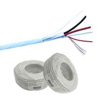 China Exactcables 4x24AWG Solid Bare Copper Security Alarm Cable PVC Jacket 0.22mm2 for sale