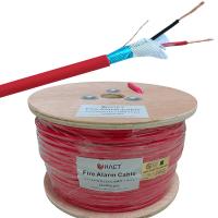 China 2 Core PVC Jacket Fire Alarm Cable 0.75mm2 Bare Copper Shielded Communication Wire for sale