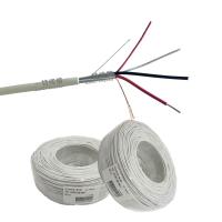 China Exactcables 4x24AWG Solid Bare Copper Security Alarm Cable PVC Jacket 0.22mm2 for sale