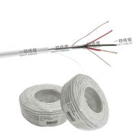 China Exactcables 4x24AWG Solid Bare Copper Security Alarm Cable PVC Jacket 0.22mm2 for sale