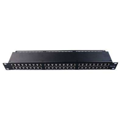 China 48 Panel de parches de redes de puertos para sistemas modulares y de red Cat5e/Cat6/Cat6a/Cat7 en venta