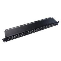 China 48 Port Networking Patch Panel for Cat5e Cat6 Cat6a Cat7 Modular System for sale