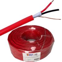 China ExactCables 2x1.0mm2 Solid Shielded Red PVC Twisted Pair Fire Alarm Cable Copper Conductor for sale