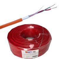 China ExactCables 2x1.0mm2 Solid Shielded Red PVC Twisted Pair Fire Alarm Cable Copper Conductor for sale