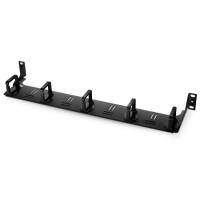 China 19 Inch 1U Plastic Rings Network Cable Manager for Server Rack Organizer Customizable for sale