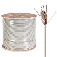 China 8 Core 0.22 mm2 Shielded Tinned Copper TCCA Stranded Communication Cable for sale
