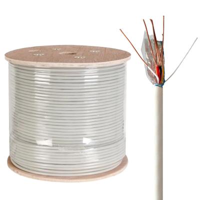 China 12 Núcleos X0.22 Sólido 4x0.5mm Cable de alarme CCA não blindado EN50575 IEC6032-1 Isolamento PVC à venda