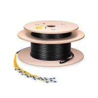 China Singlemode Fiber Optic Patch Cord 0.1m-100m Custom Length for Wireless LAN Network for sale