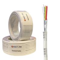 China 4x0.22mm2 Shielded Stranded CCA PVC Insulation Jacket CPR Eca Alarm Control Cable for sale
