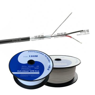 Cina 12X0.22 Cavo di allarme CPR Cca a filo blindato/non blindato con materiale isolante in PVC in vendita