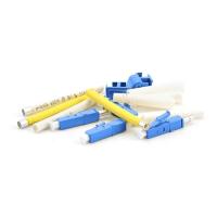 China Exact Cables LC UPC Fiber Optic Adapter Simplex Singlemode Low Loss 0.2dB for sale