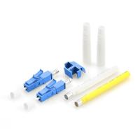 China Exact Cables LC UPC Fiber Optic Adapter Simplex Singlemode Low Loss 0.2dB for sale