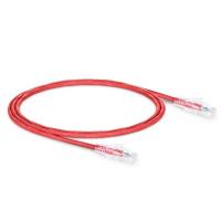 China Exact Cables UTP 24AWG Bare Copper Cat5e Simplex Stranded Patch Cord 0.1m-100m for sale