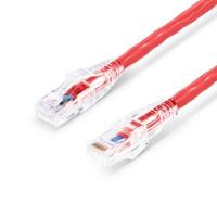 China Exact Cables UTP 24AWG Bare Copper Cat5e Simplex Stranded Patch Cord 0.1m-100m for sale