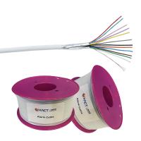 China Exactcables Solid 2xAWG24 TCCA Alarm Cable Signal Security Cable PVC Jacket 0.22mm2 for sale